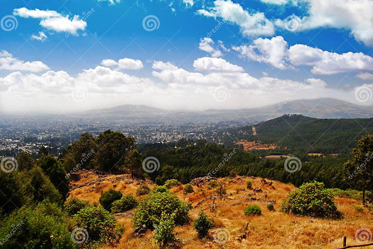View of Addis Ababa stock image. Image of ababa, view - 18918029