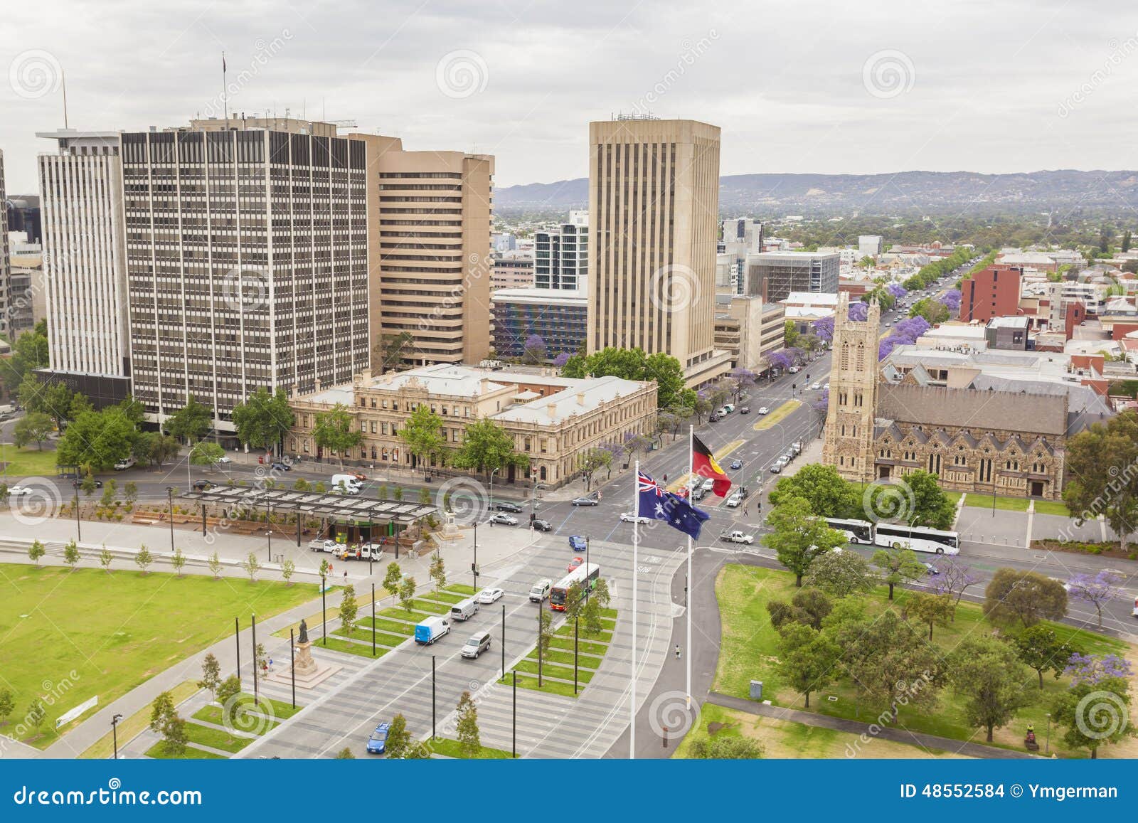 View of Adelaide City in Australia in the Daytime Stock Photo - Image ...