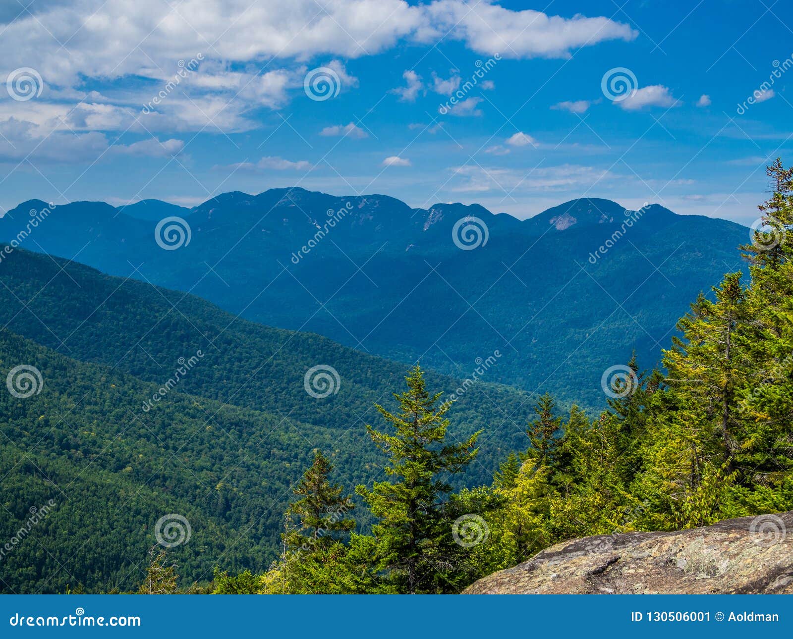 View at Adirondack High Peaks Stock Image - Image of park, scenic ...