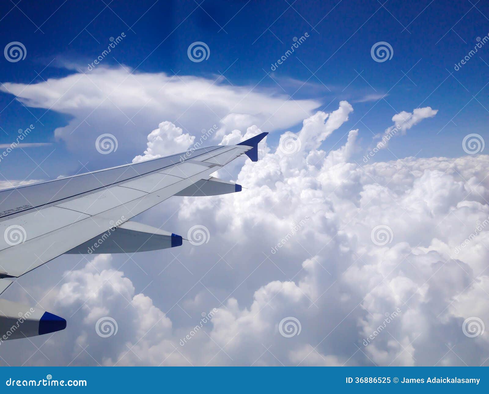 View from Aeroplane Window stock image. Image of aerodynamic - 36886525
