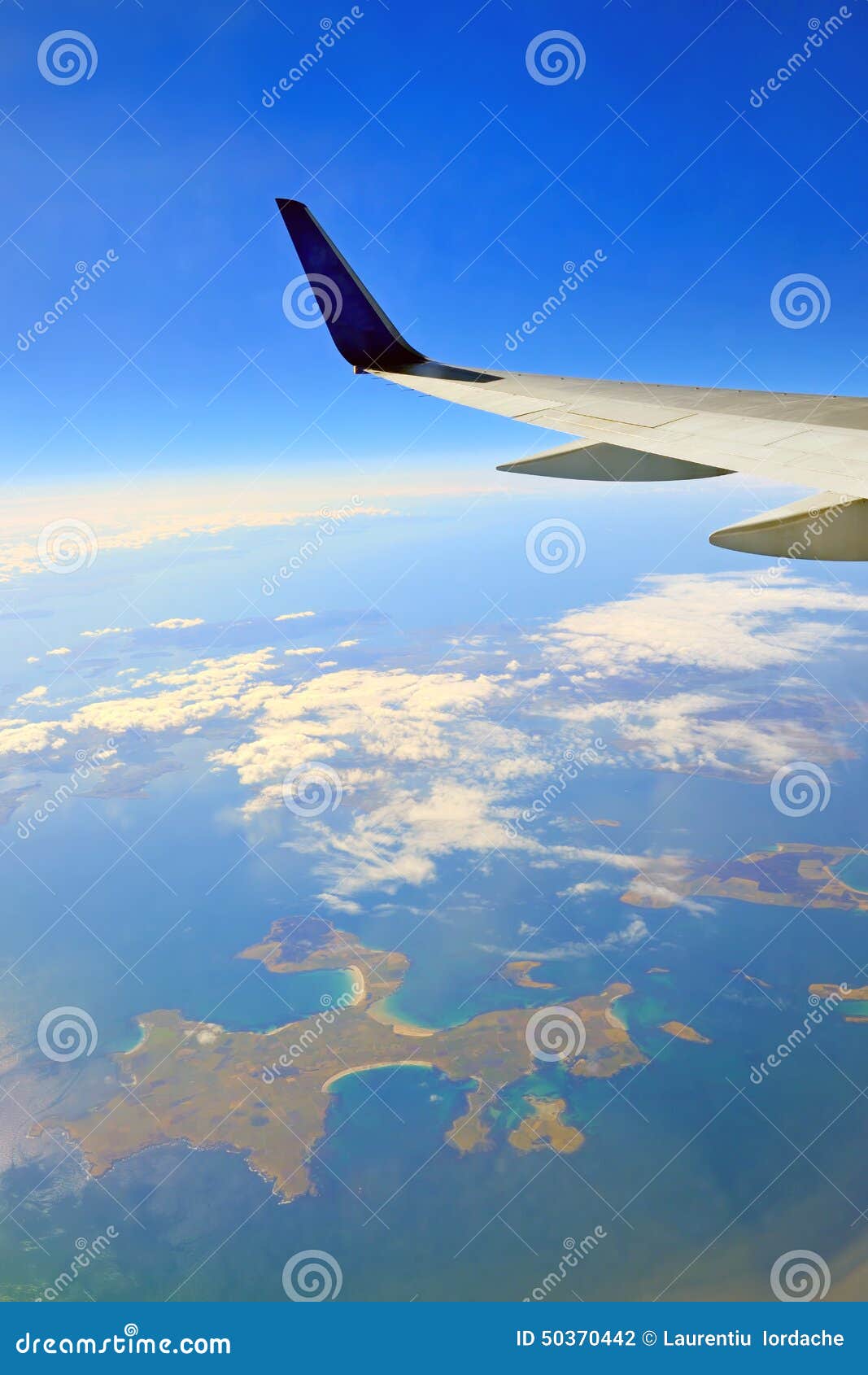 View from the Airplane Window Stock Photo - Image of beautiful ...