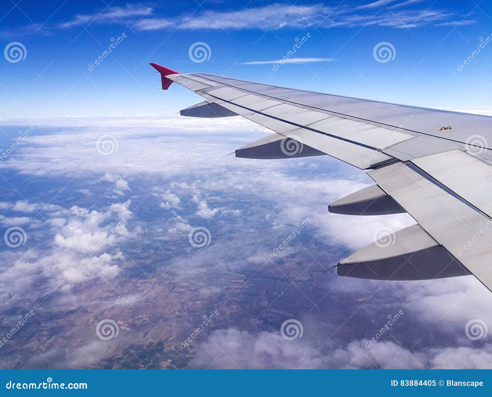 View from airplane stock image. Image of clear, atmosphere - 83884405