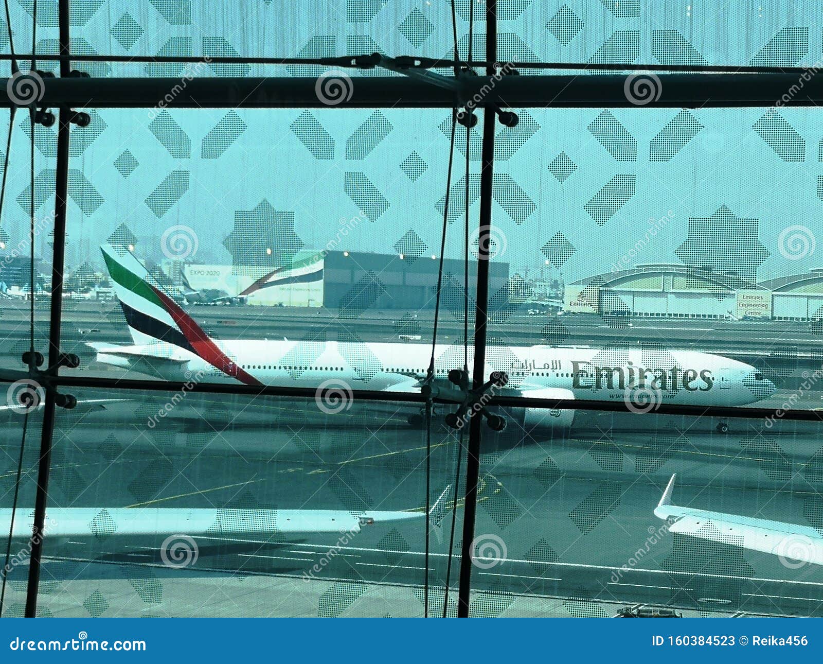 A View at the Airport Dubai - Emirates Editorial Stock Photo - Image of ...