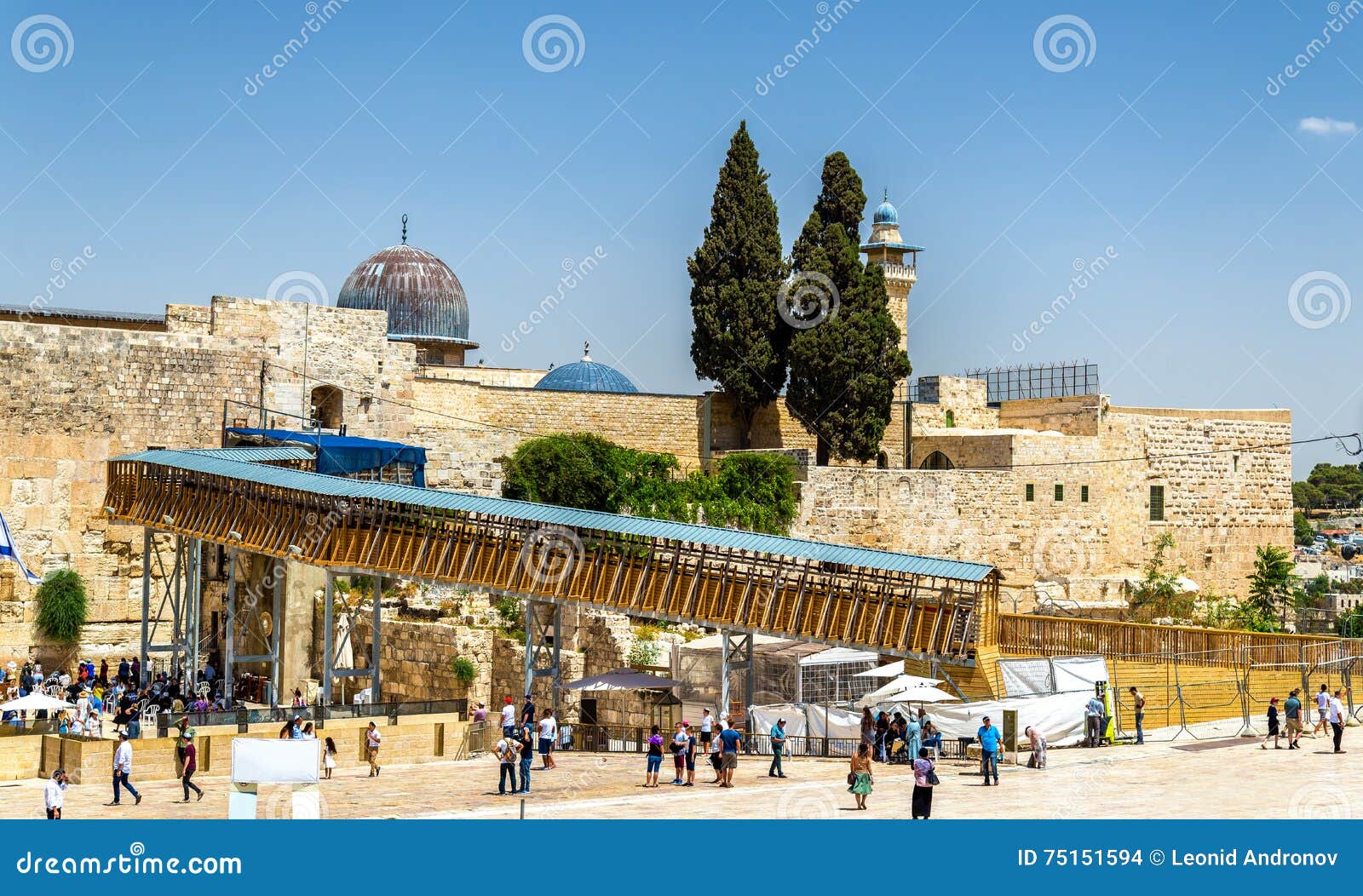 View of the Al-Aqsa Mosque in Jerusalem Editorial Stock Image - Image ...
