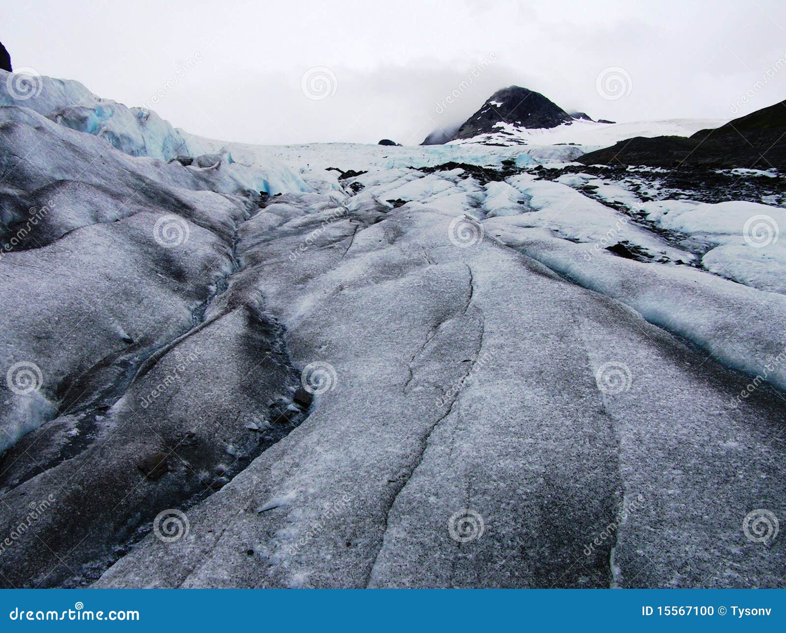 View of Alaska Ice Sheets and Glaciers Stock Photo - Image of glacier ...