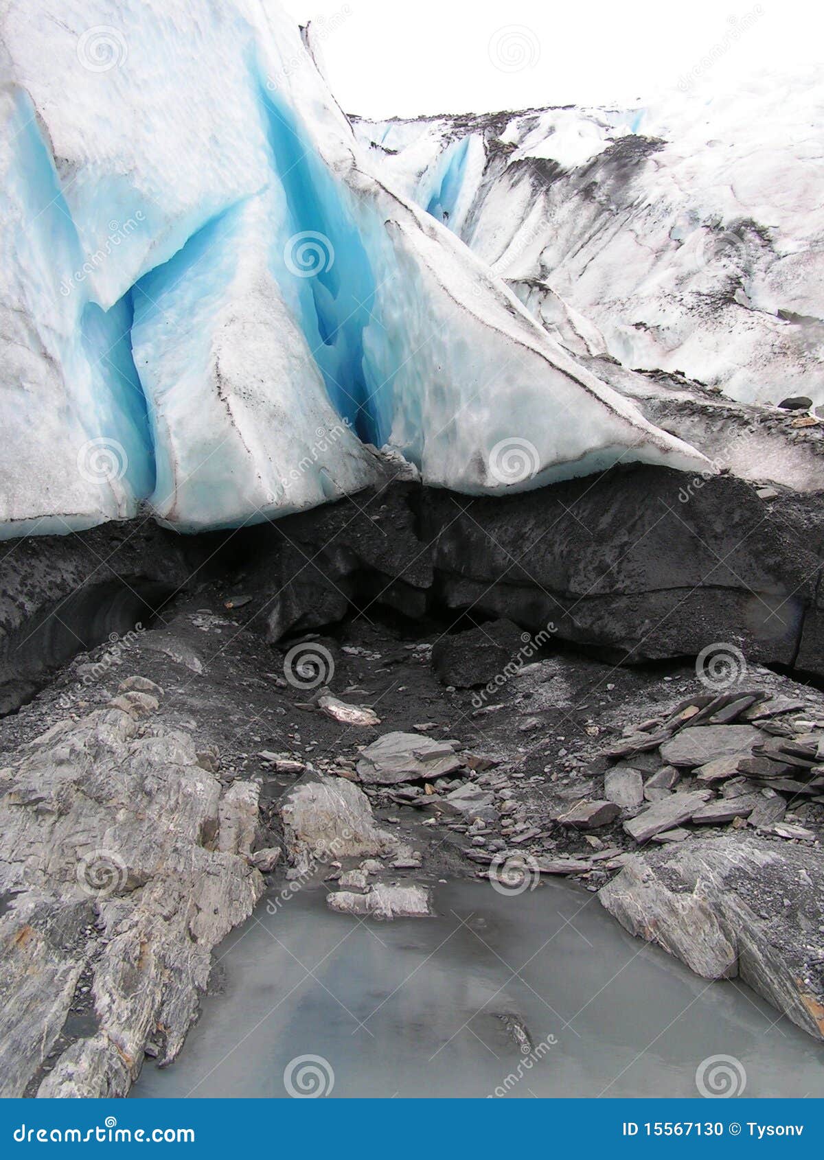 View of Alaska Ice Sheets and Glaciers Stock Photo - Image of pack ...