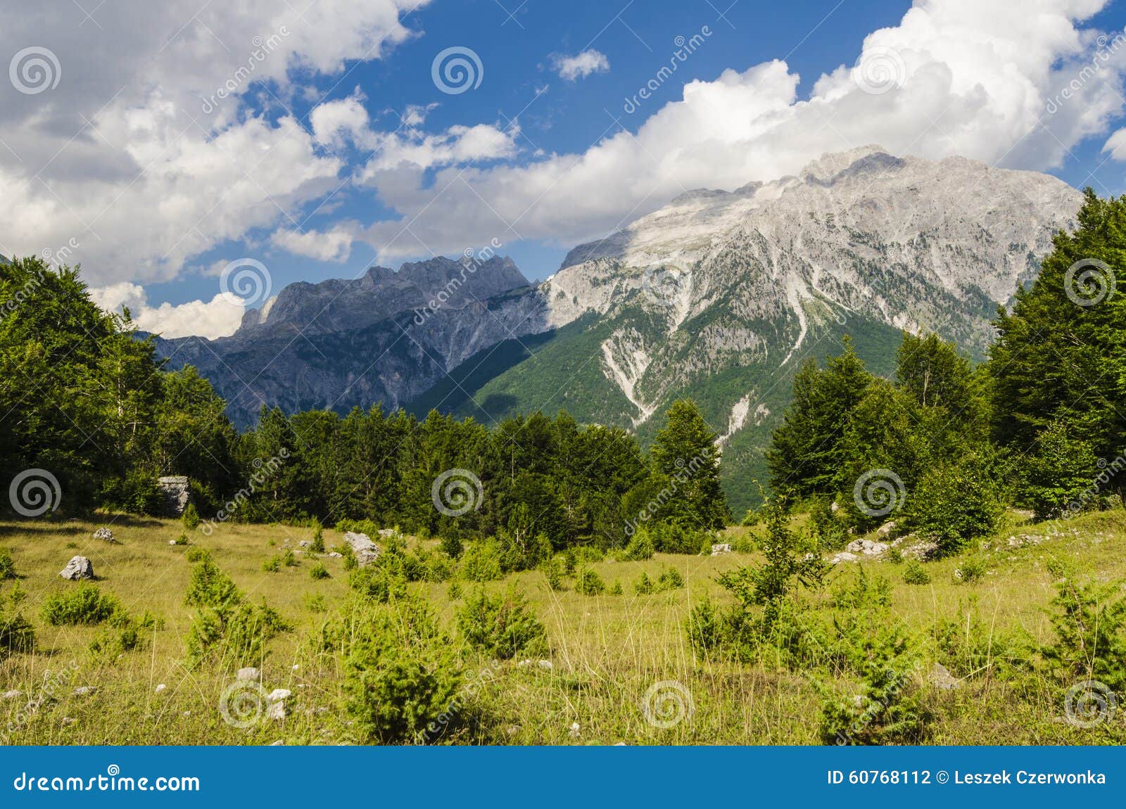 View of Albanian Alps stock photo. Image of national - 60768112