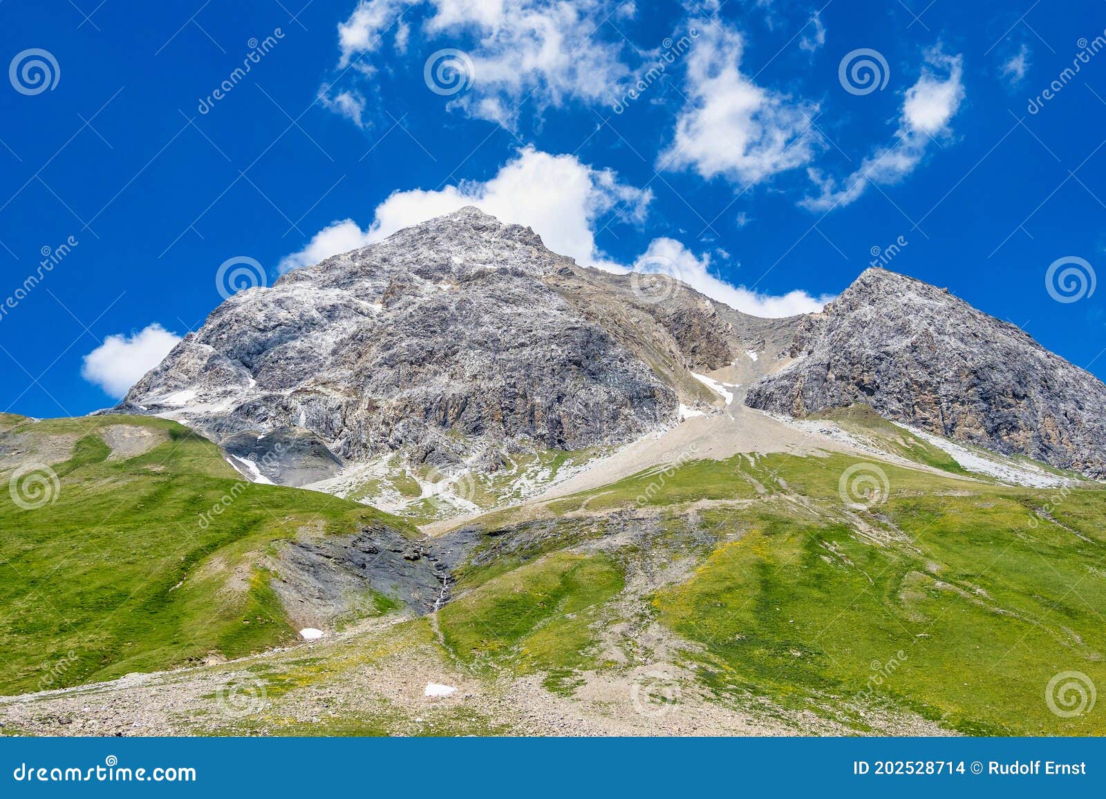View of the Albula Pass in Grisons, Switzerland, Europe Stock Photo ...