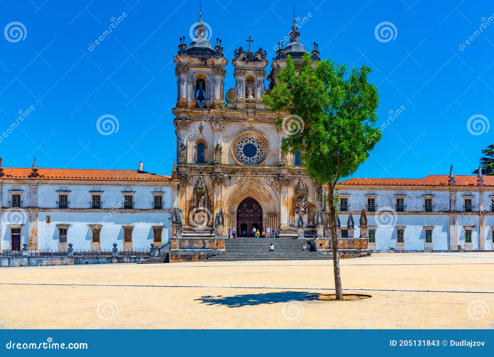 View of Alcobaca Monastery in Portugal Stock Image - Image of ...