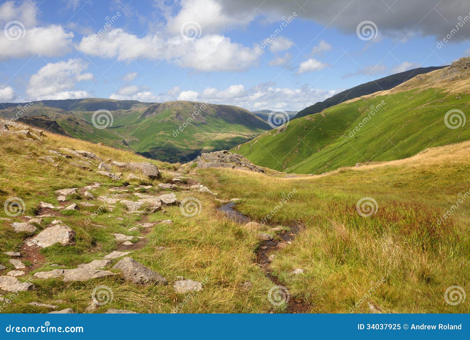 View from Alcock Tarn stock image. Image of european - 34037925