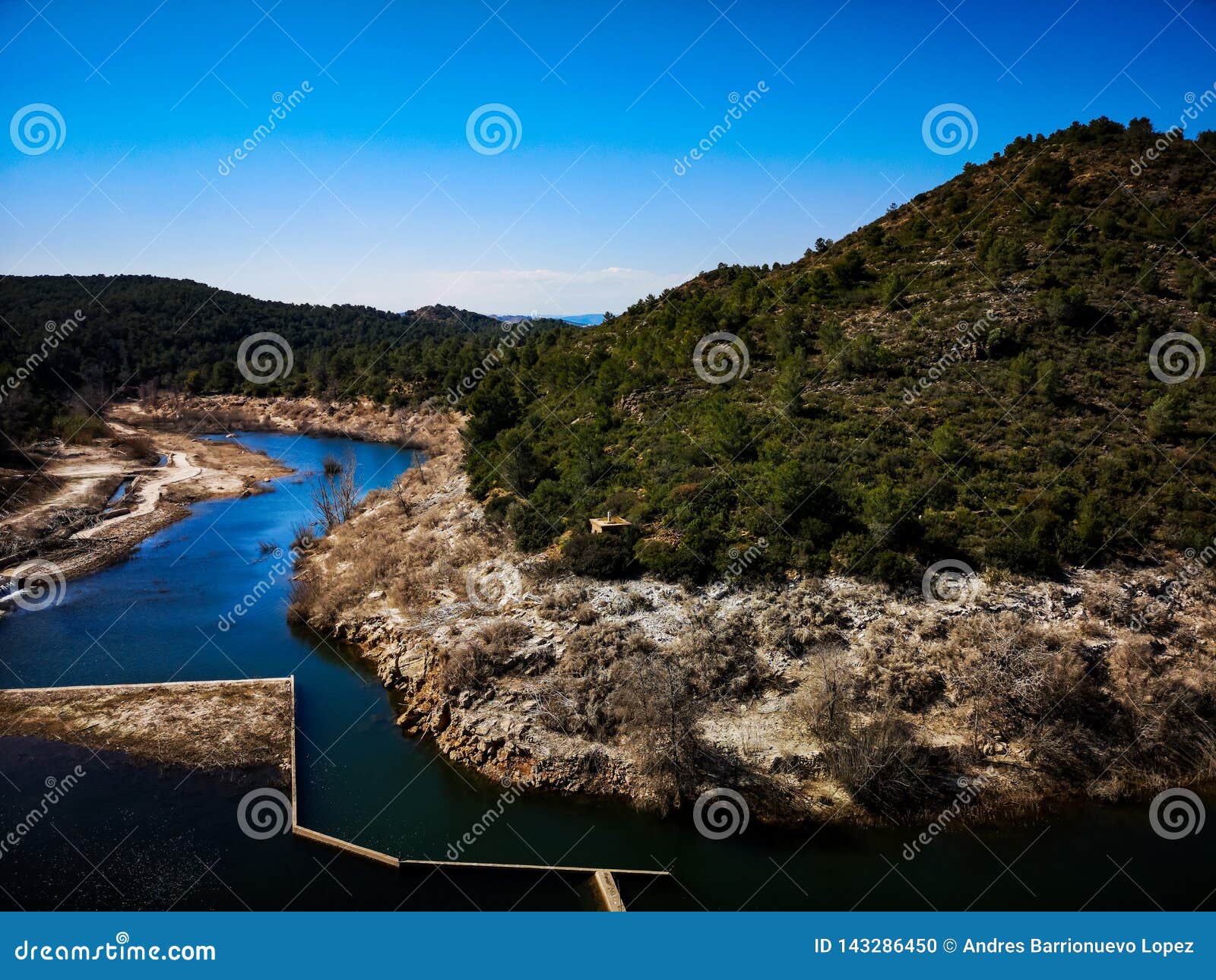View of the Algar dam stock photo. Image of energy, outdoors - 143286450
