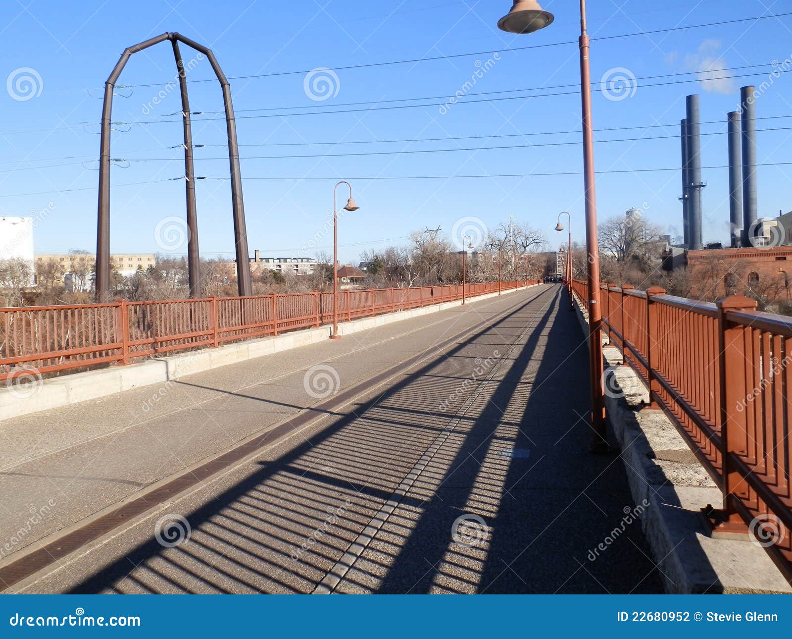 View along bridge stock photo. Image of elevated, architectural - 22680952