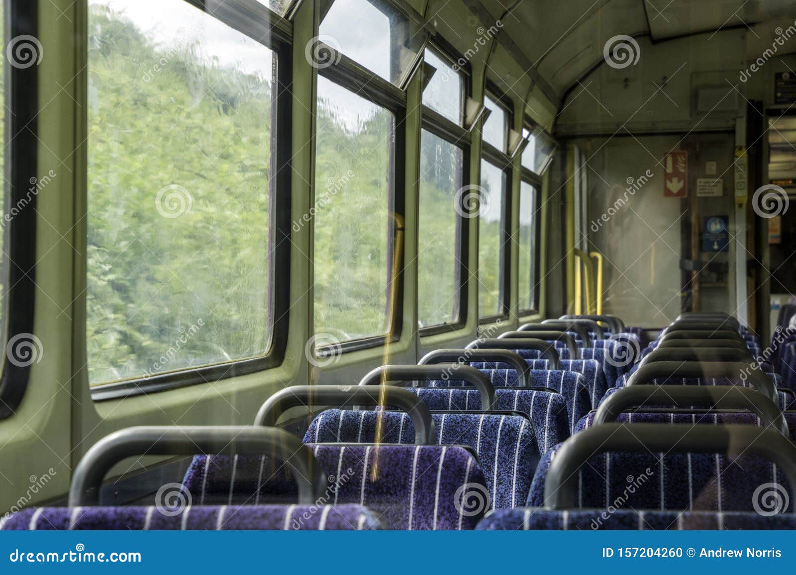 Train Seating stock photo. Image of blue, holiday, backrest - 157204260