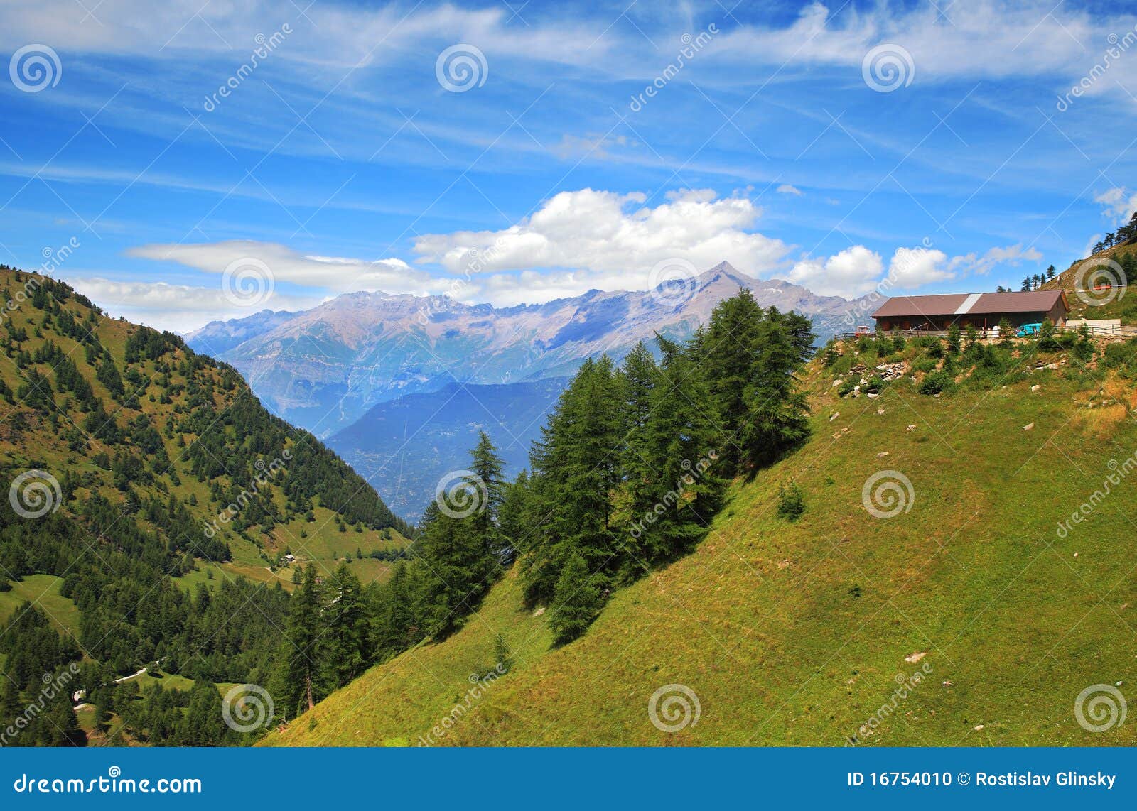View on Alps in Northern Italy. Stock Photo - Image of nature, vacation ...