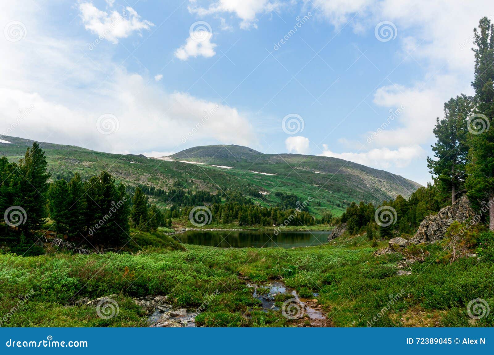 View of Altay stock image. Image of landscape, trek, hill - 72389045