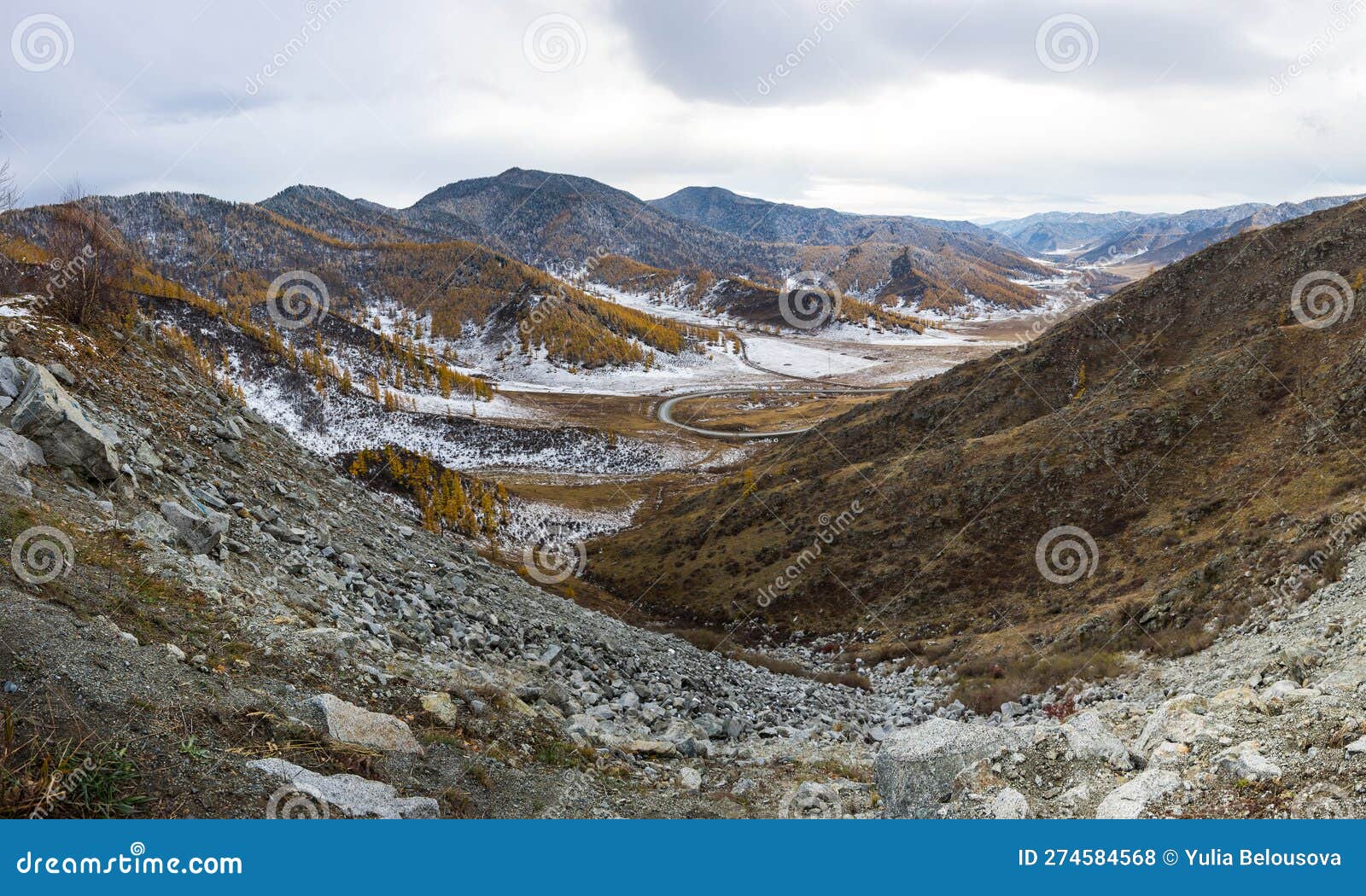 View of Altay mountains stock photo. Image of scenery - 274584568