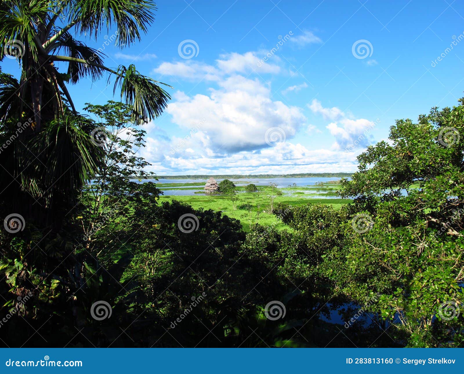The View of Amazon River in Iquitos, Peru Stock Photo - Image of city ...