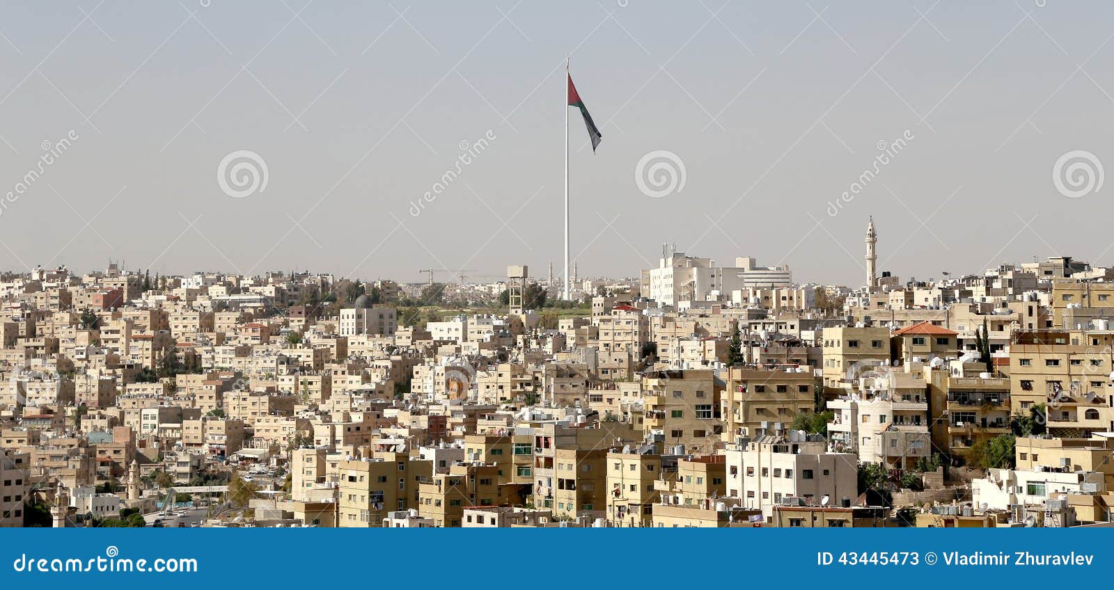View of Amman S Skyline, Jordan Stock Image - Image of horizon ...