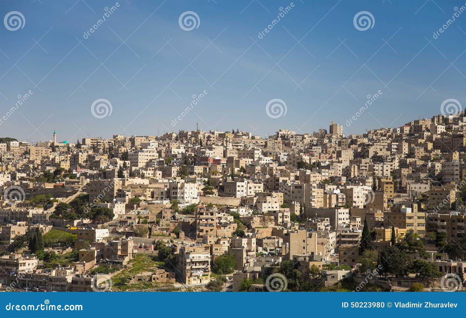 View of Amman S Skyline, Jordan, Middle East Stock Photo - Image of ...