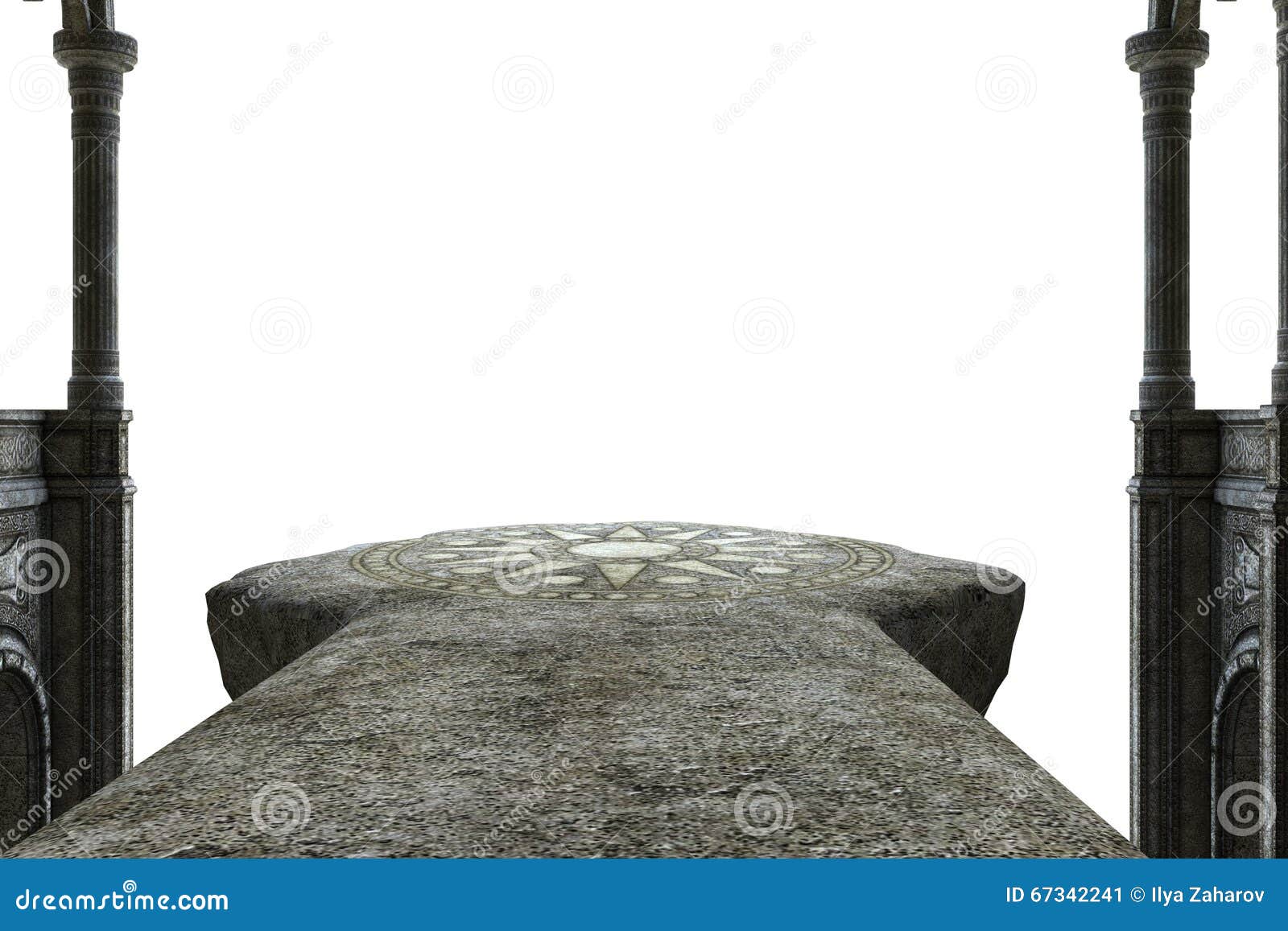 View Of The Ancient Altar With A Transparent Background Royalty-Free ...