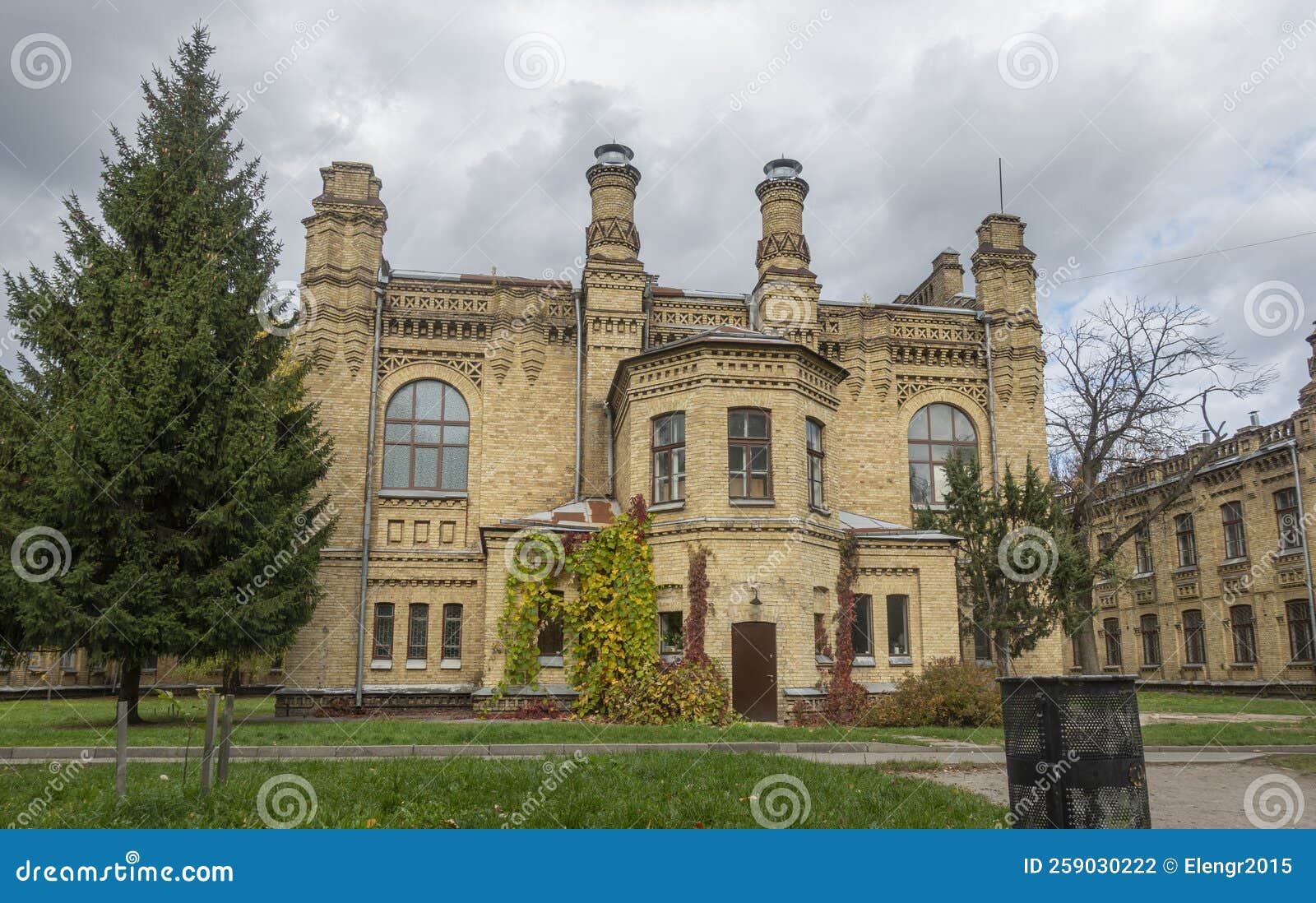 View of the Ancient Building 4 of the KPI Building Editorial ...