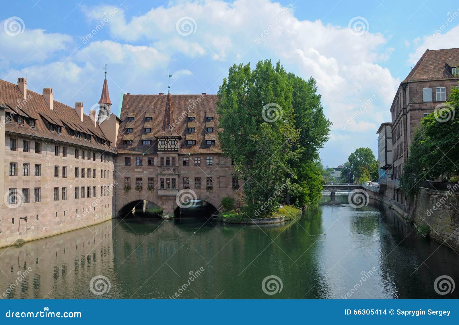 View of the Ancient Buildings of Nuremberg Stock Photo - Image of ...