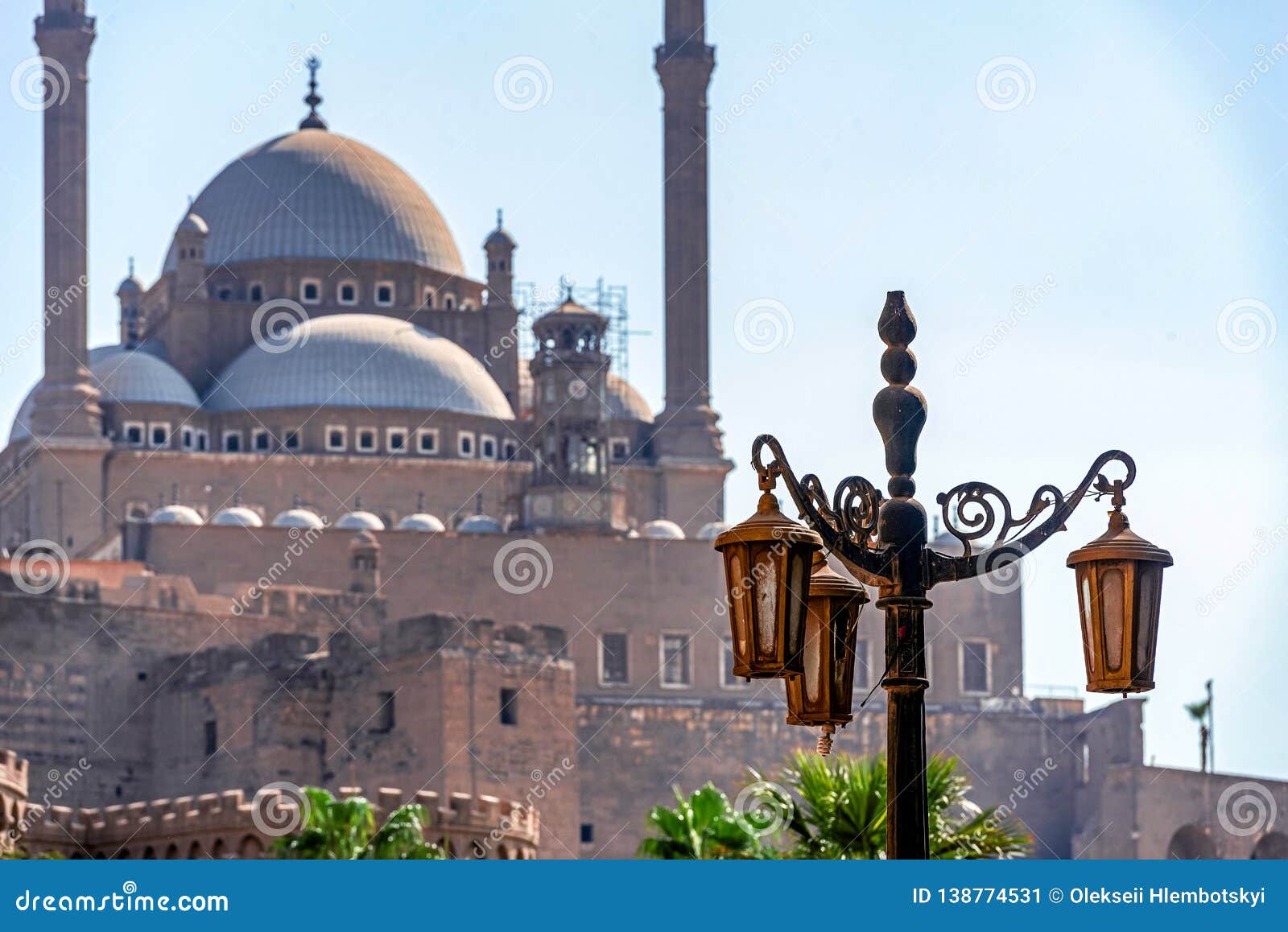 View of an Ancient Cairo Citadel Stock Image - Image of history, cairo ...