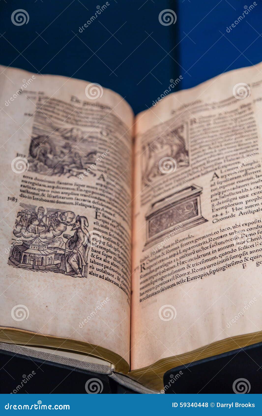 View of Ancient Text in a Book Stock Photo - Image of library, grunge ...