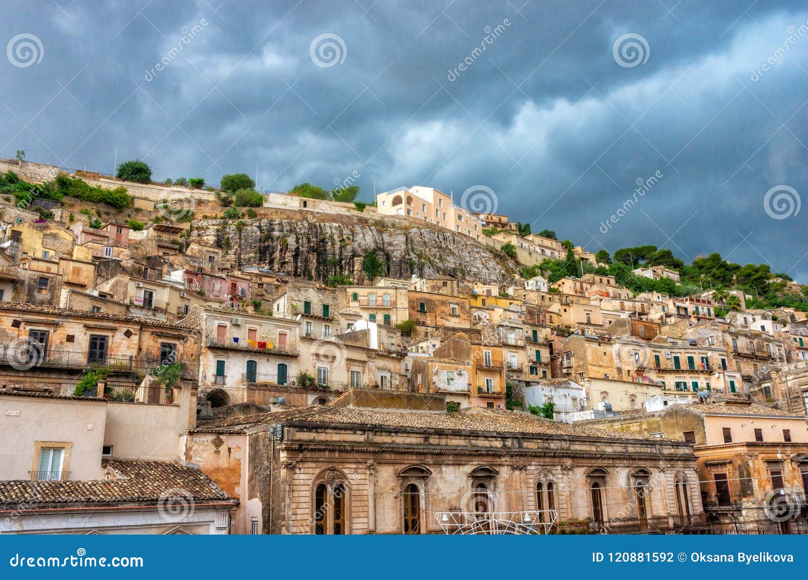 View of the Ancient Town Modica ,Sicily. Italy Stock Photo - Image of ...