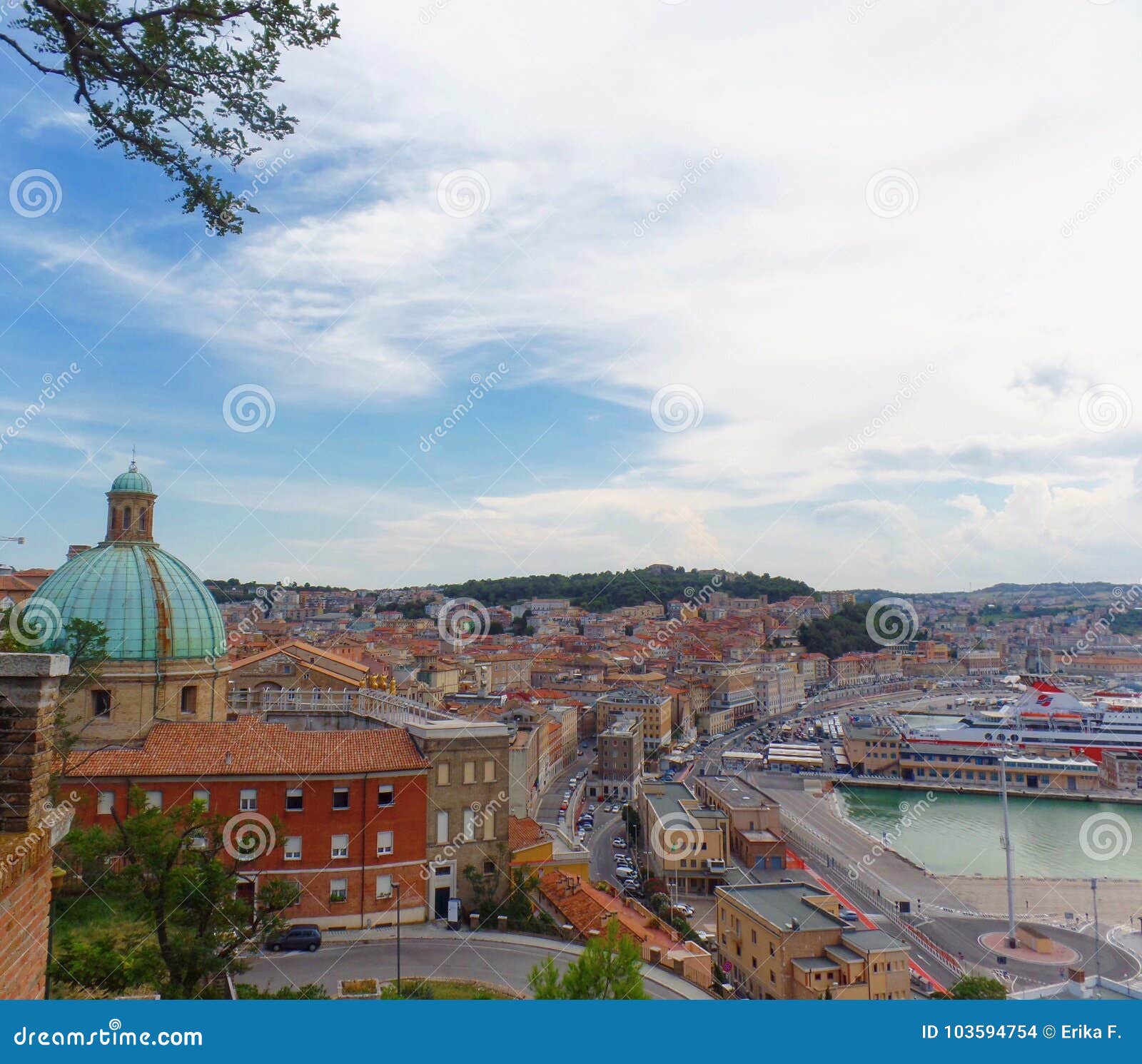 Ancora editorial stock image. Image of landscape, church - 103594754
