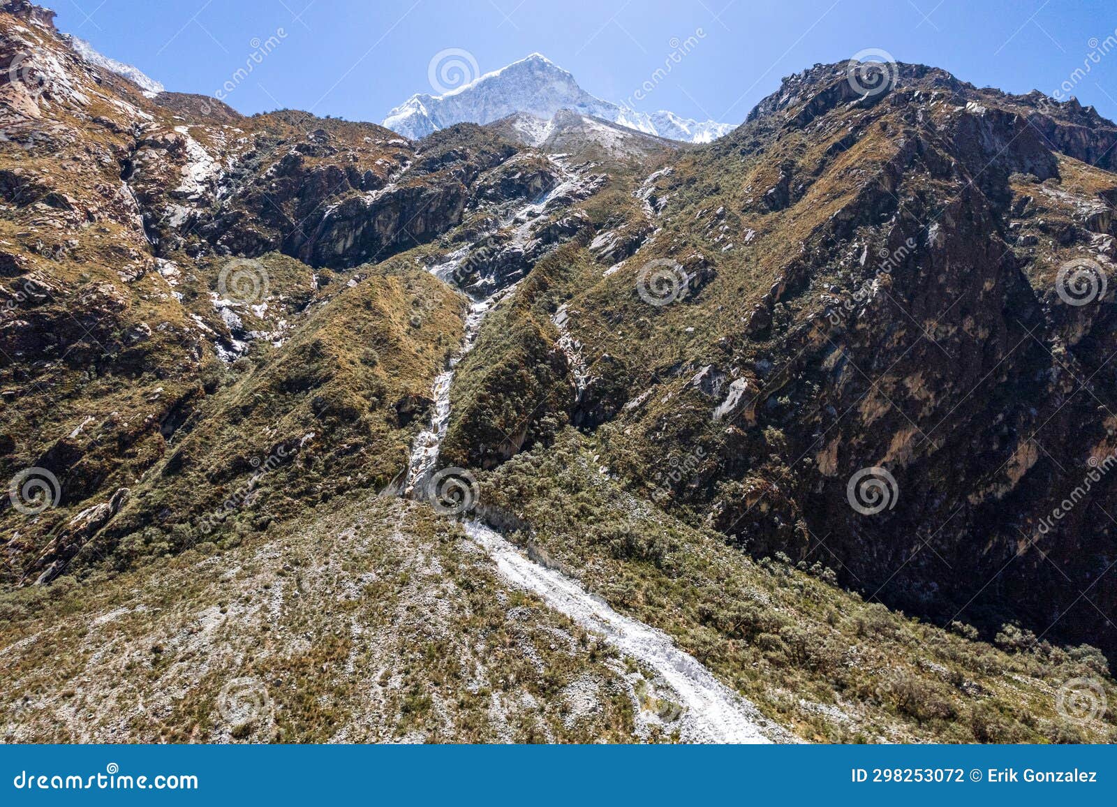 View of the Andes Mountains in the Ancash Region Stock Photo - Image of ...