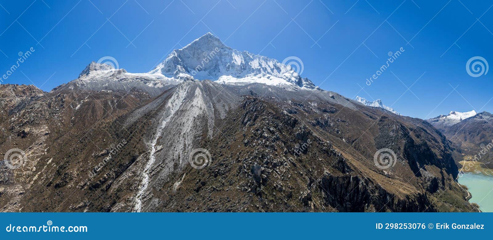 View of the Andes Mountains in the Ancash Region Stock Photo - Image of ...