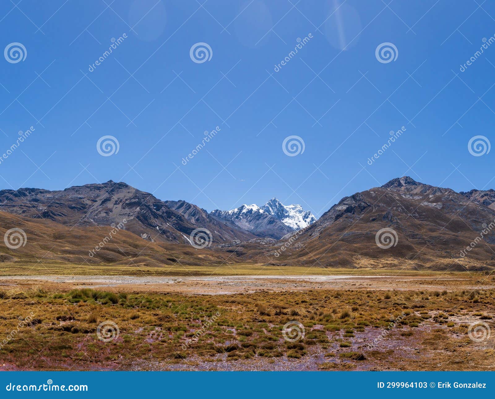 View of the Andes Mountains in the Ancash Region Stock Image - Image of ...