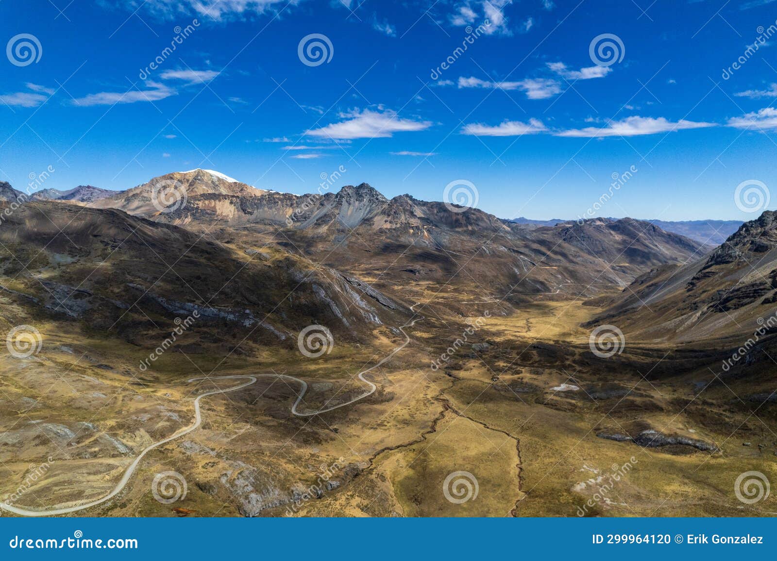 View of the Andes Mountains in the Ancash Region Stock Photo - Image of ...