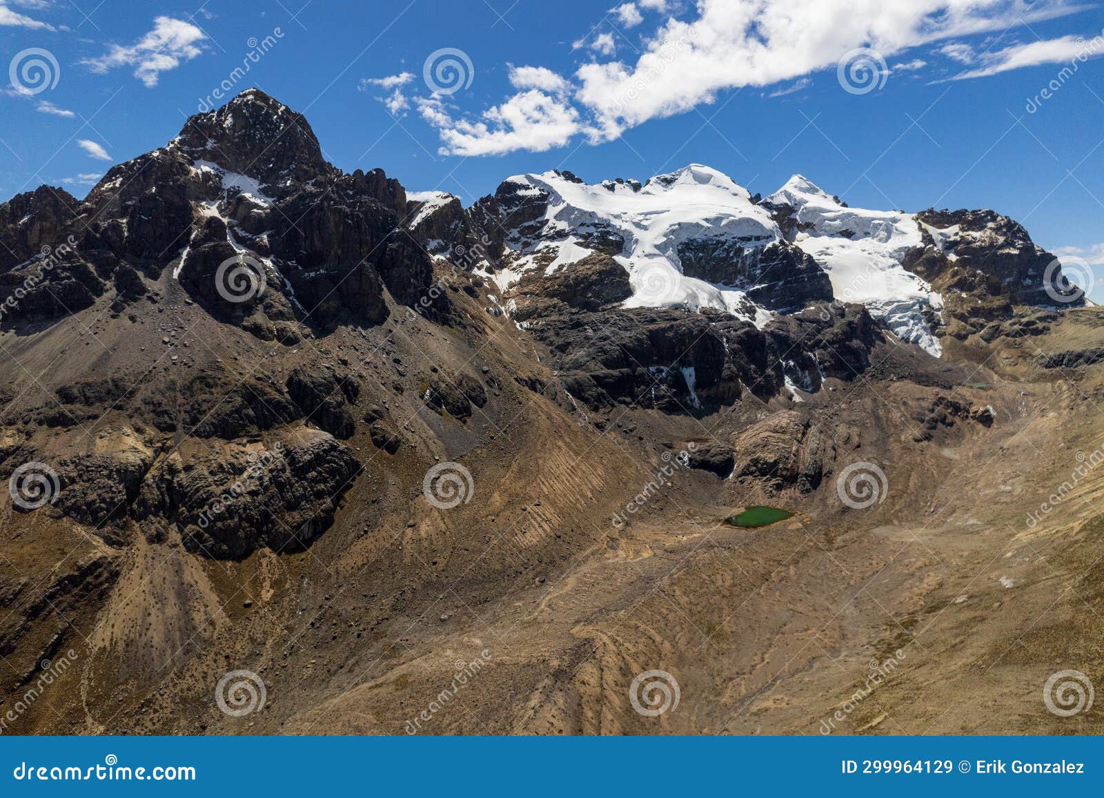 View of the Andes Mountains in the Ancash Region Stock Image - Image of ...
