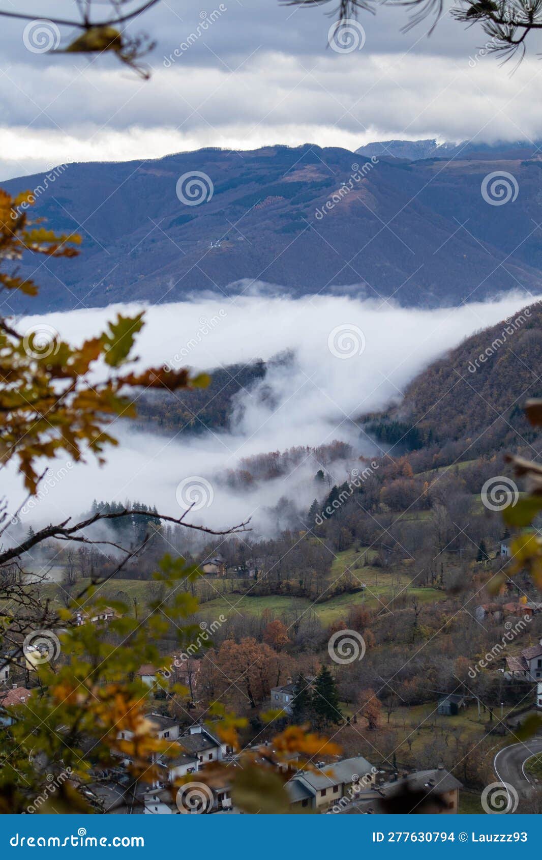 View of the Apennines, Emilia Romagna Stock Photo - Image of tree ...