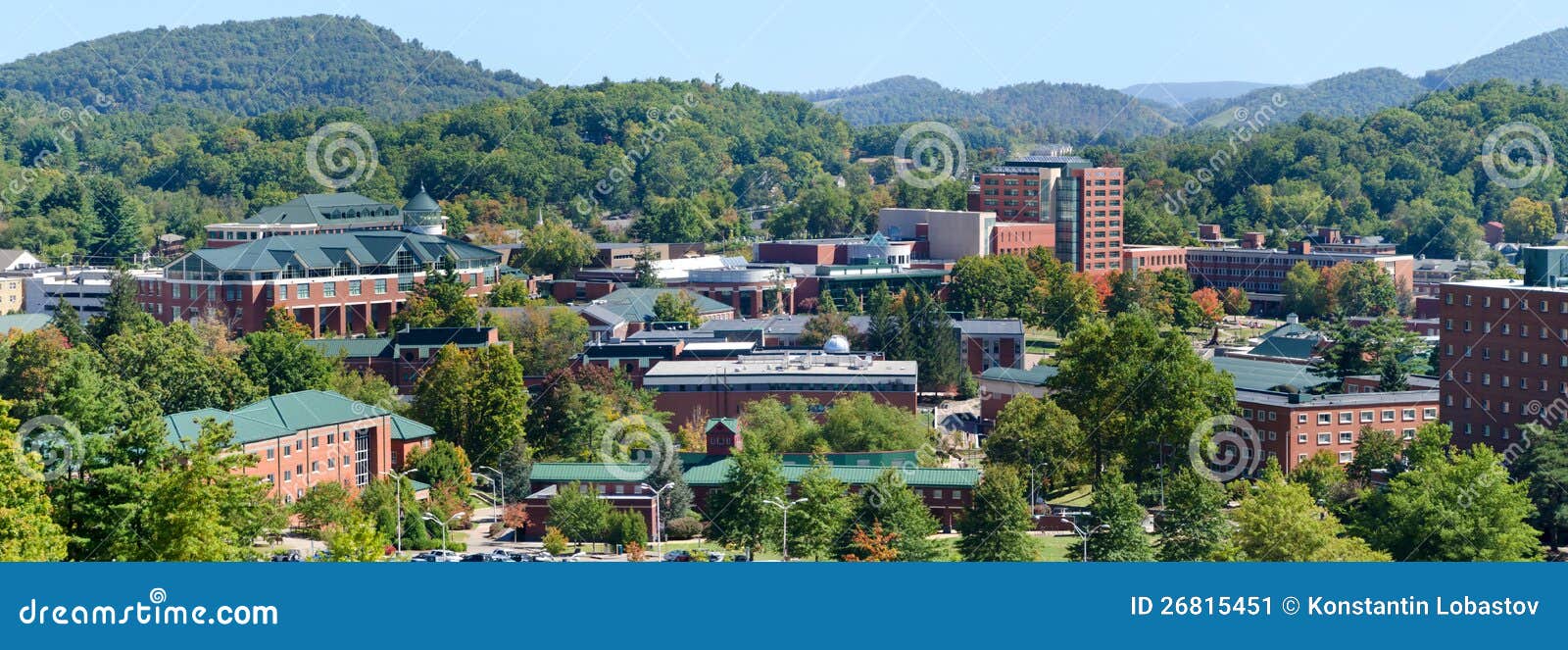 View on Appalachian State University Stock Image - Image of america ...