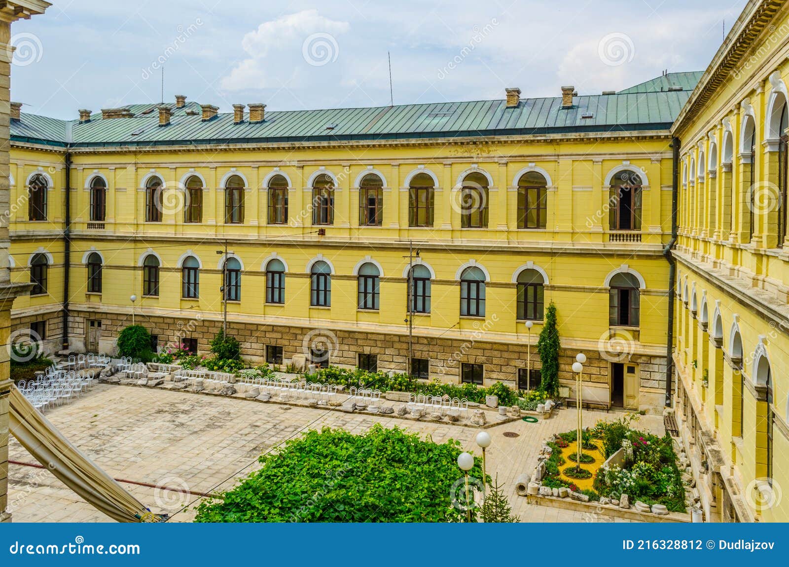 View of the Archaeological Museum in Varna Stock Photo - Image of ...