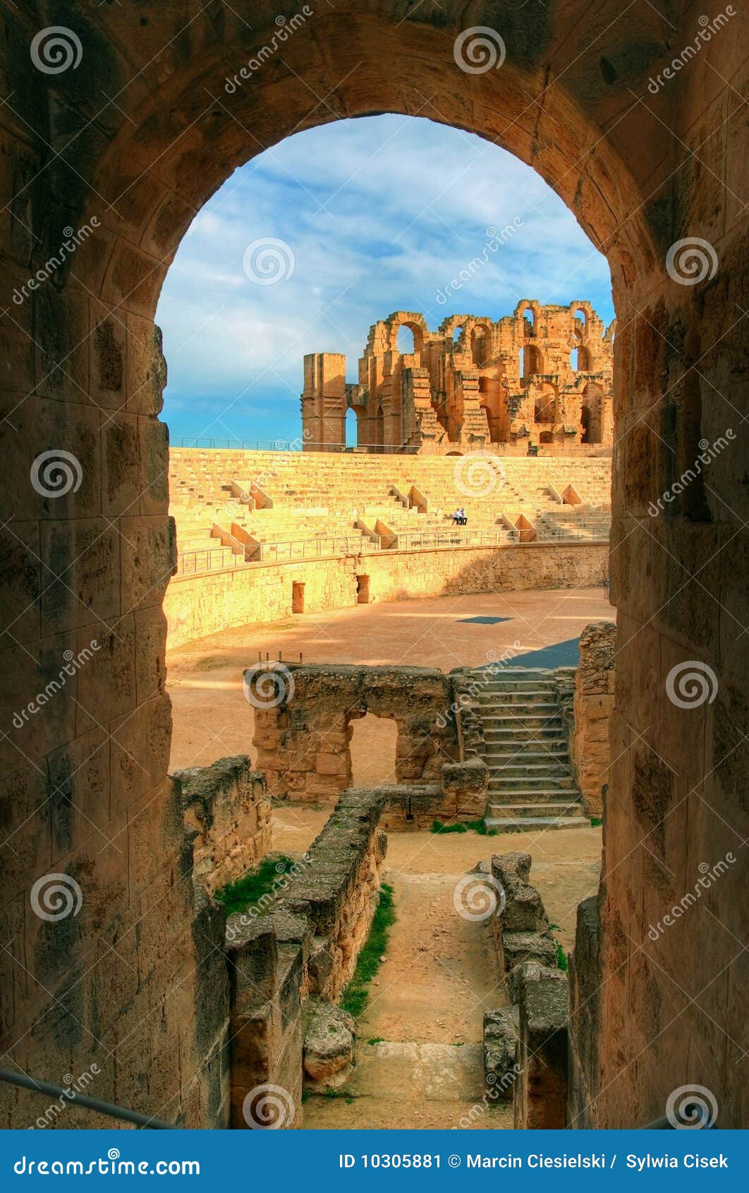View on the arena stock image. Image of vacation, unesco - 10305881