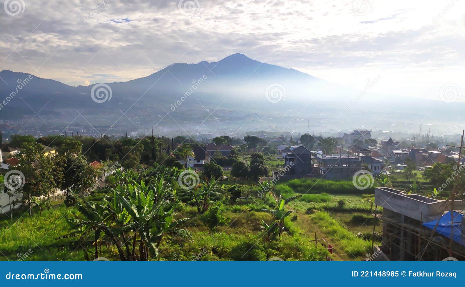 View Arjuna Mountain Batu East Java Stock Image - Image of tree, nature ...