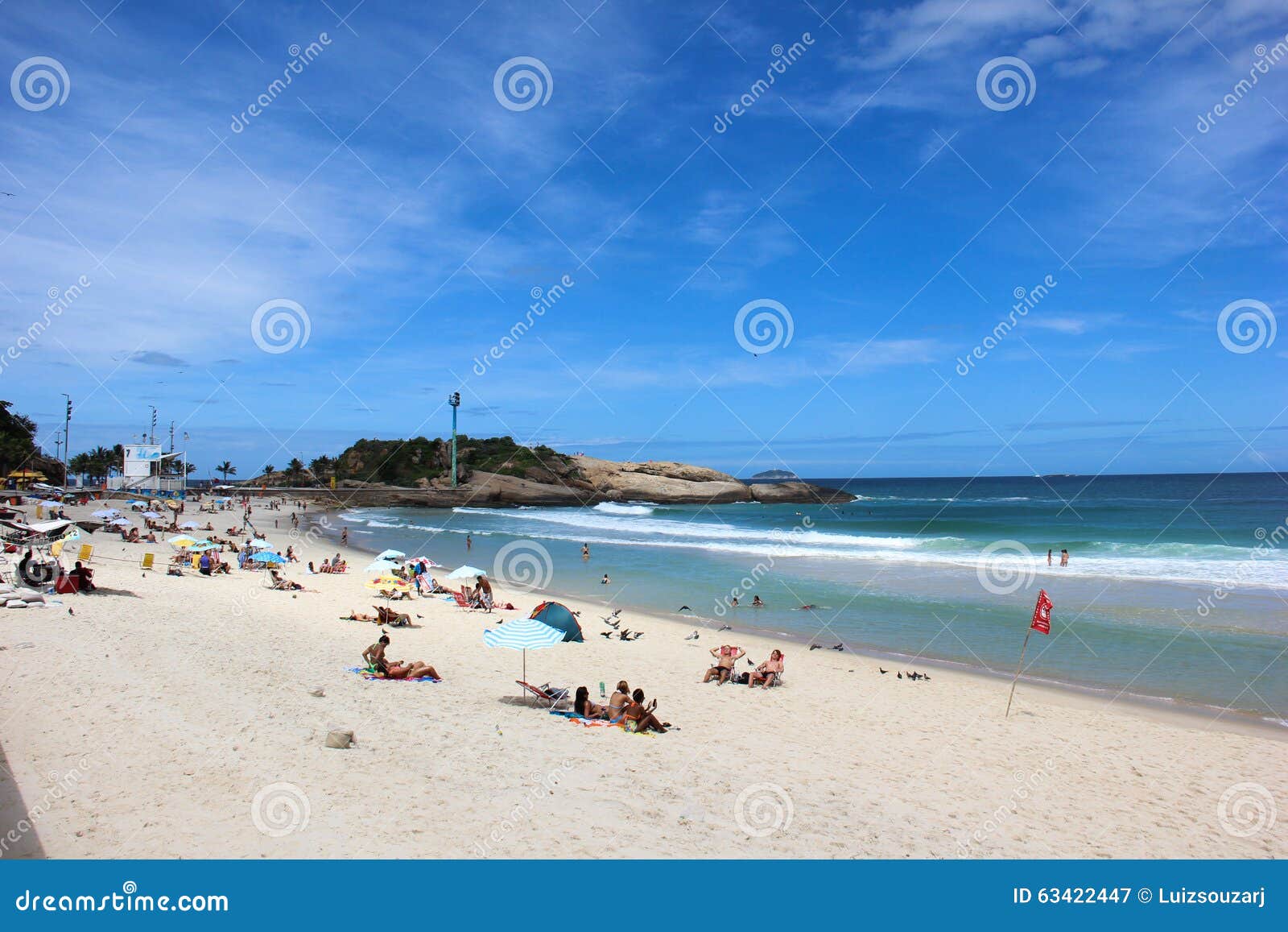 View of Arpoador Beach in Rio De Janeiro Editorial Photography - Image ...