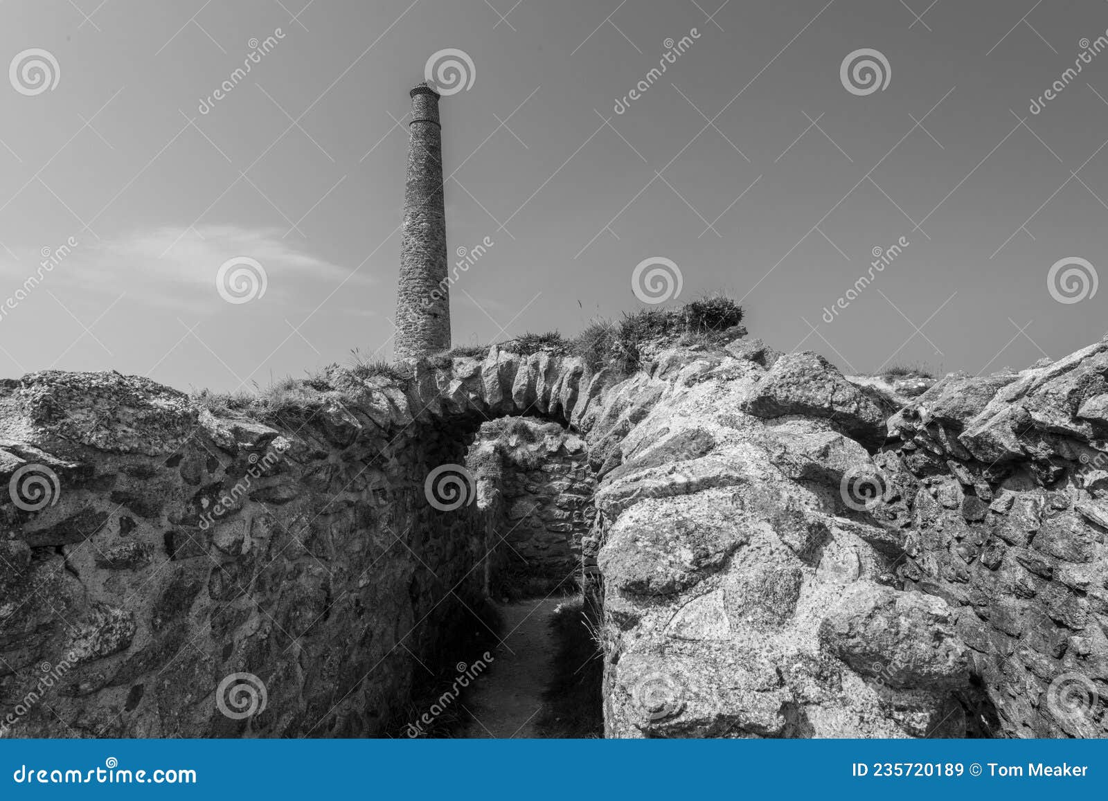 Botallack mine in Cornwall stock image. Image of industry - 235720189