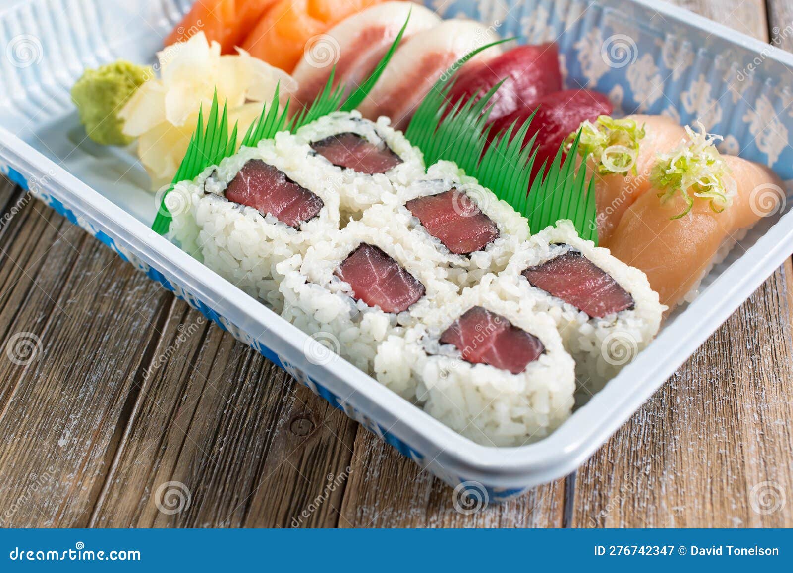 Assorted Sushi Roll Nigiri Platter Stock Image - Image of japanese ...