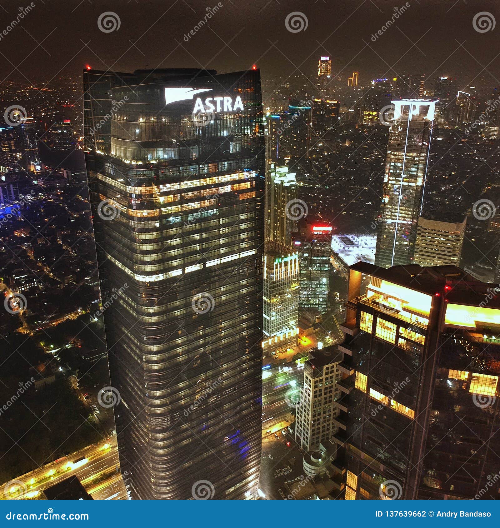 Astra Tower editorial photography. Image of view, aerial - 137639662