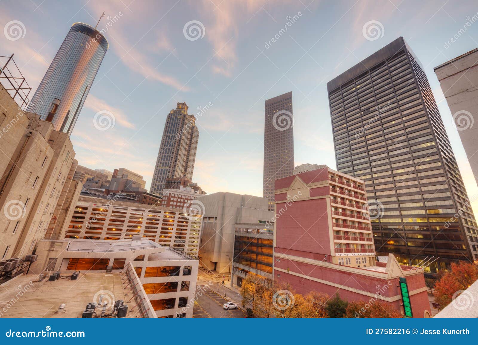 View of Atlanta Architecture Stock Photo - Image of dynamic, modern ...