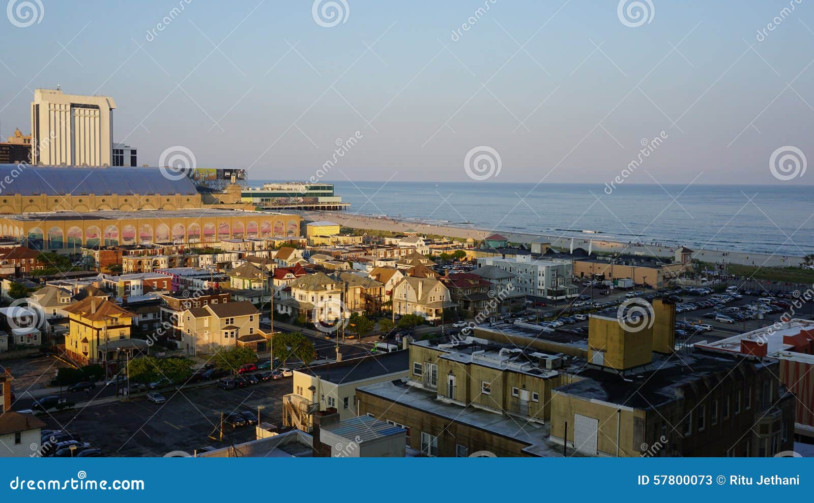 View of Atlantic City in New Jersey Editorial Stock Photo - Image of ...