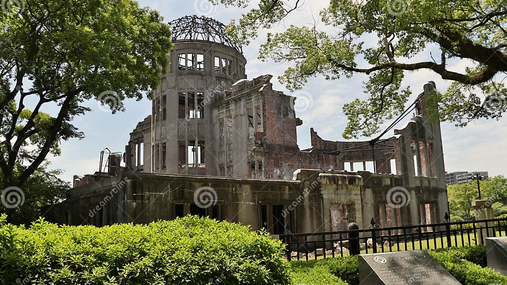 View of the Atomic Bomb Dome, the only Structure Left Standing in the ...