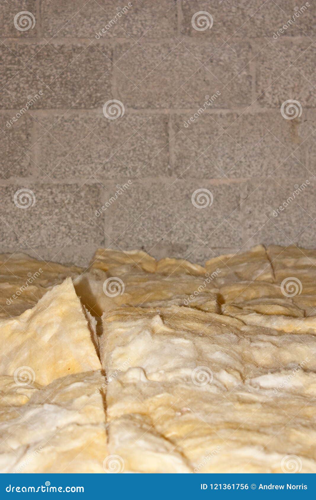 Attic Insulation stock photo. Image of inhale, insulate - 121361756