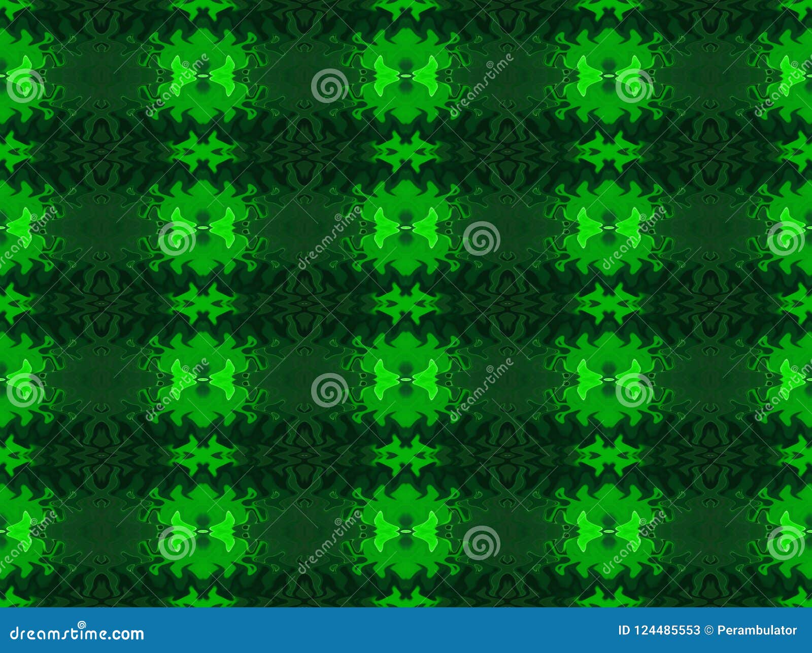DARK and BRIGHT GREEN REPEAT PATTERN Stock Illustration - Illustration ...