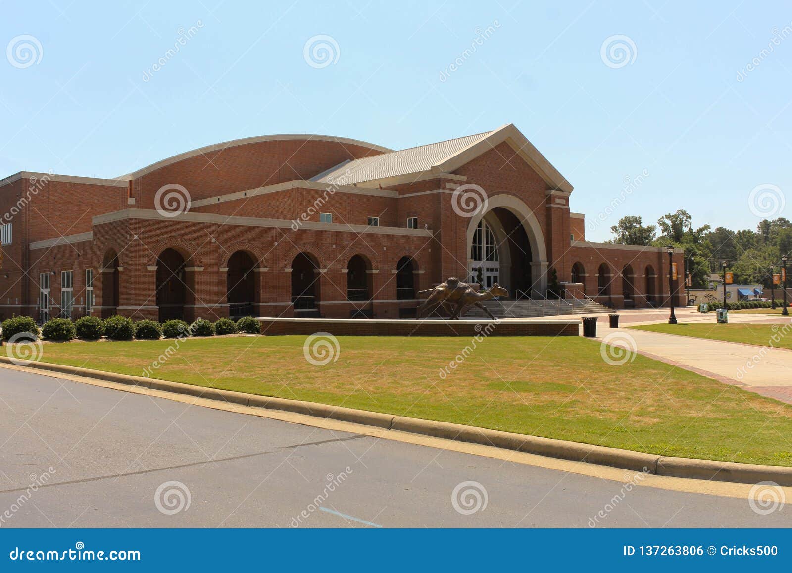 Convocation Center, Gore Arena, Campbell Camel Stock Photo - Image of ...